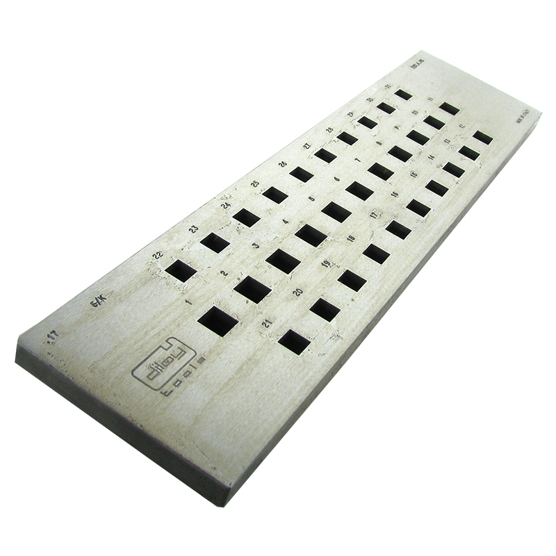 Fieiras Fieira Quadrada FIEIRA DILOY QUADRADA 12.00 A 9.00MM (31 FUROS ...